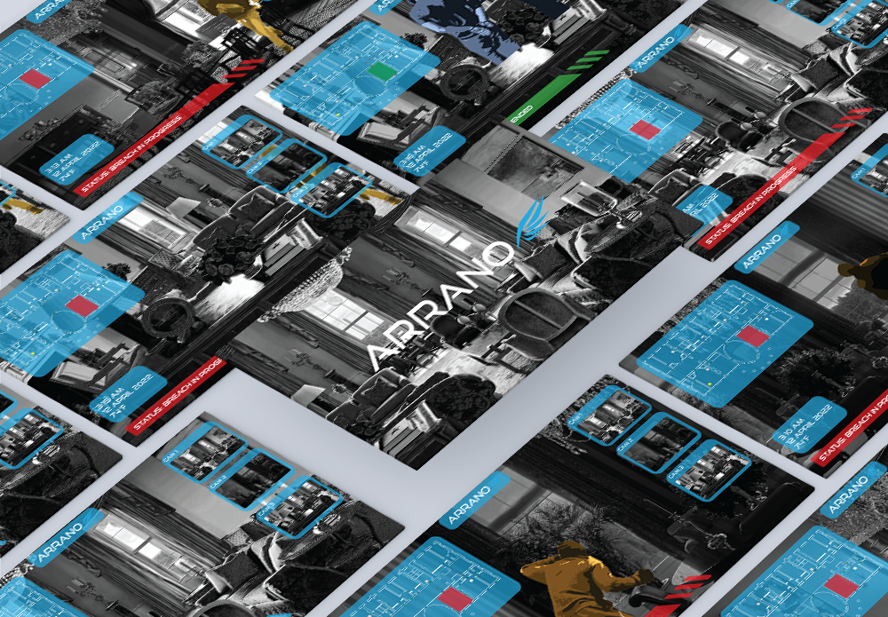 Augmented Reality UX/UI Arrano Security | Alyson Hayes Design